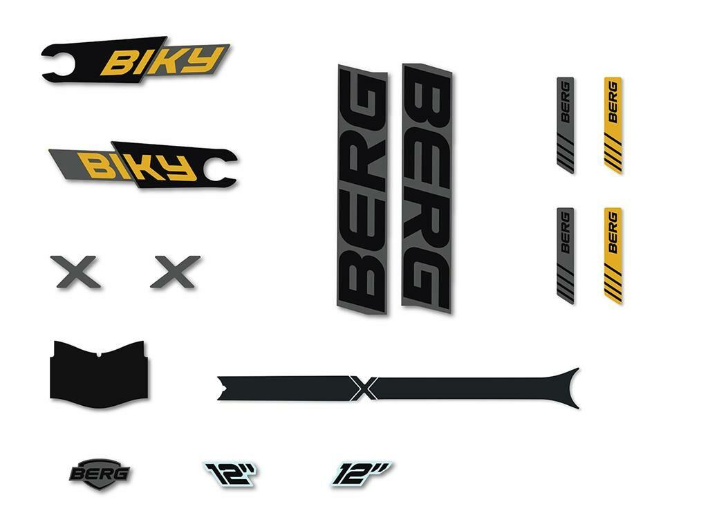 Biky - Sticker set Cross Grey Handbrake | BERG